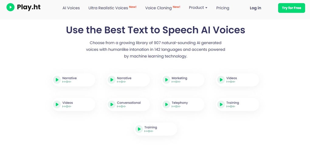 Play.ht for AI Voice generator: review, features & use cases